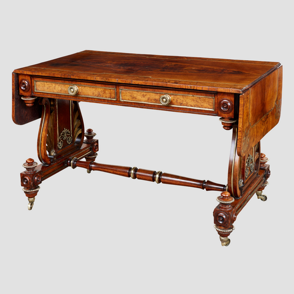 George Bullock Style Sofa Table of Rosewood and Oak, c. 1830 – Clinton ...