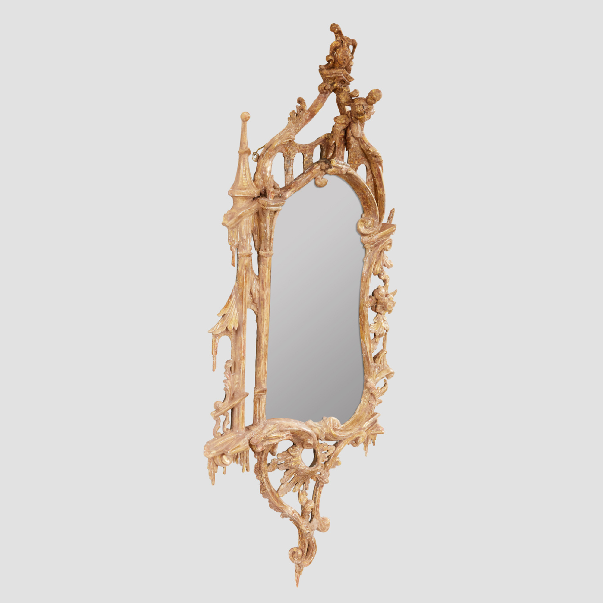 Rococo Looking Glass after Thomas Johnson – Clinton Howell Antiques